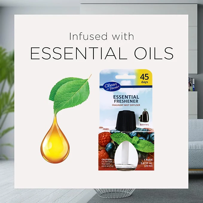 Home Electric Fragrance Air Freshener Refill 20ml Essential Oil Refill ...