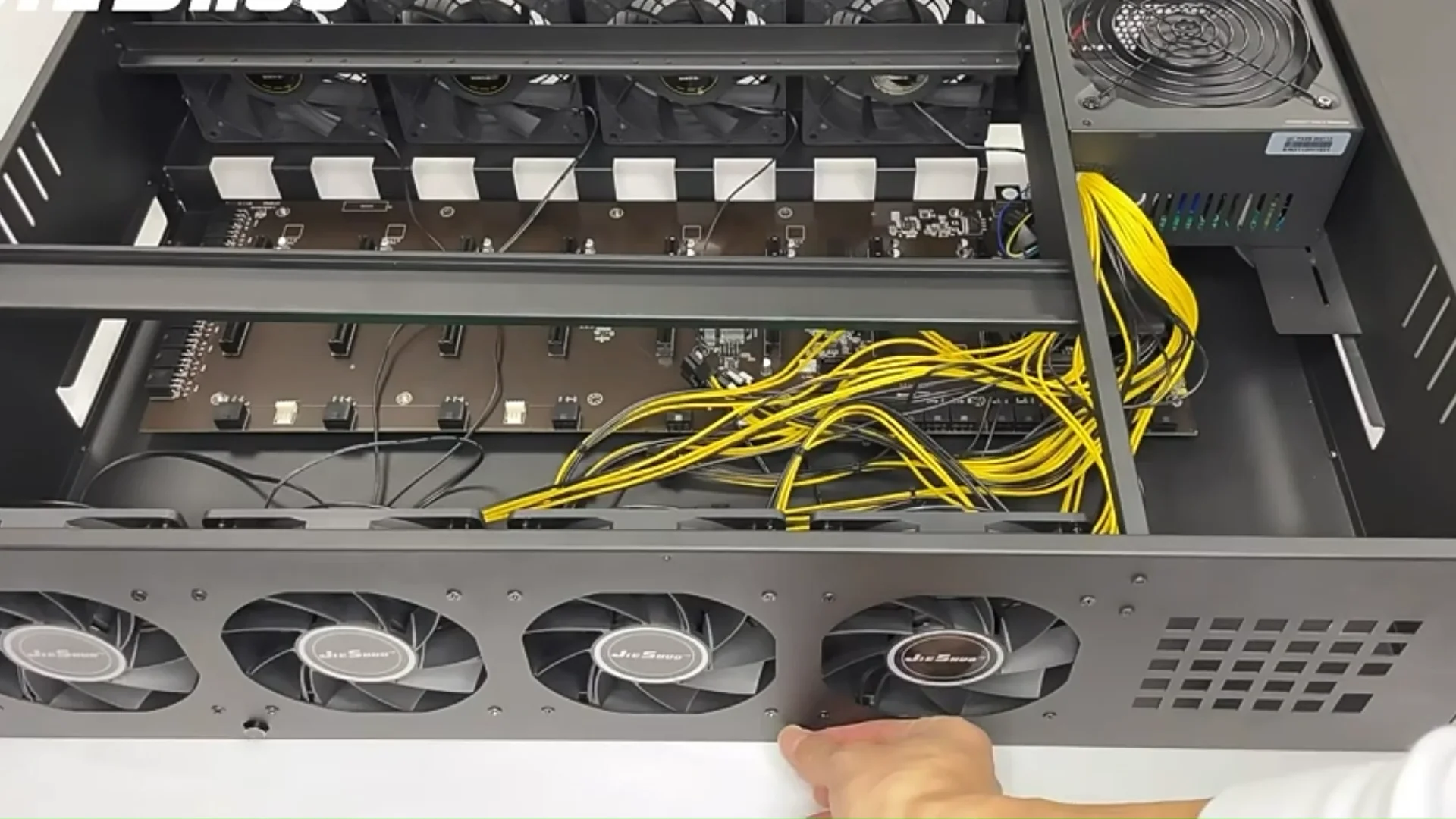 8-card Desktop Pc Computer Rtx 3090 Graphic Cards 8 12 Gpu Case Frame ...