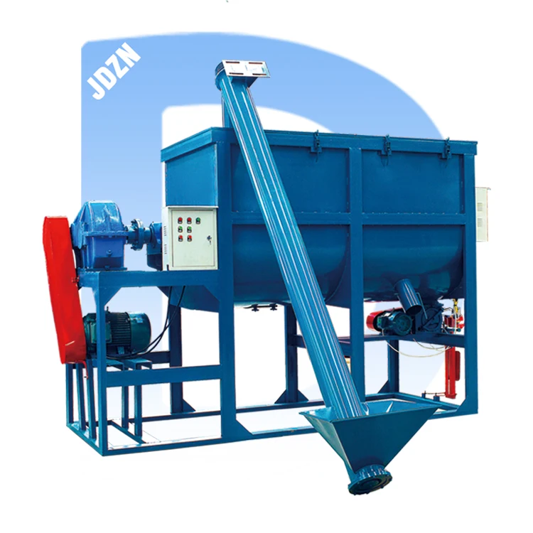 Animal Feed Ribbon Mixer 1000kg 2000kg Ceramic glue cement horizontal ...
