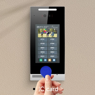 TCP/IP Wire Video Intercom System Door Phones With Tuya for Multi ...
