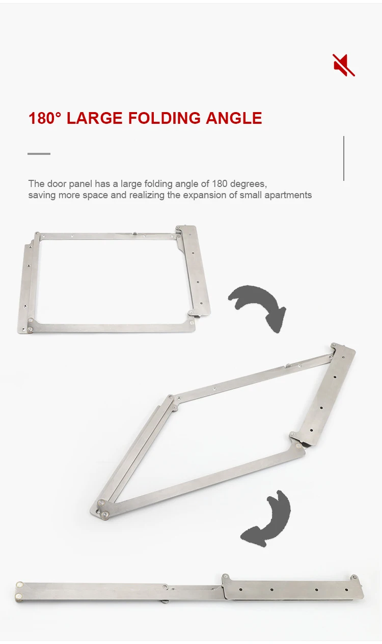 Stainless Steel Wood Kit Swing Double Bi-Fold System