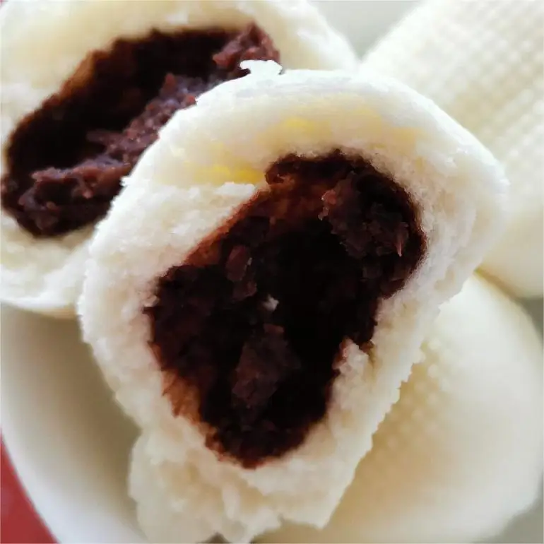 HACCP Certified Red Bean Buns - Steamed & Frozen Snacks