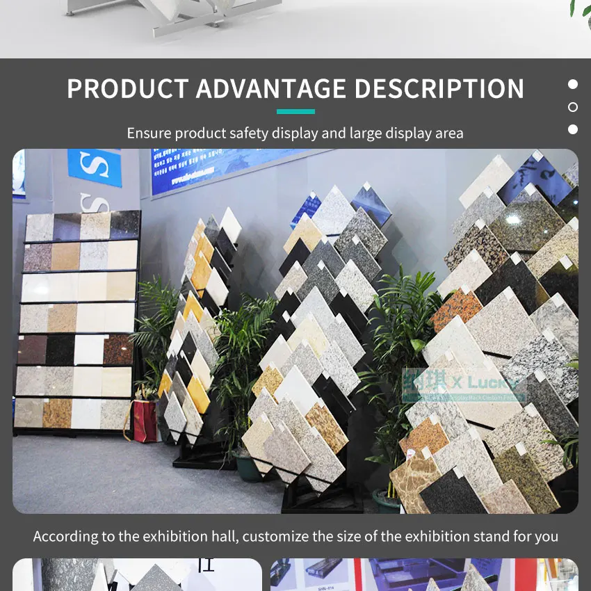 Factory Direct Sales Small Size Ceramic Tile Display Floor Mounted ...