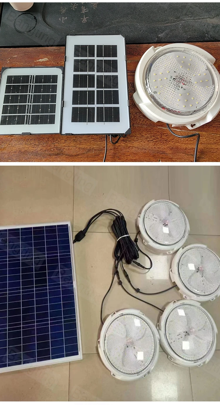 Battery 3.2v 6000mah Solar Ceiling Light Remote Control 6v8w Solar ...