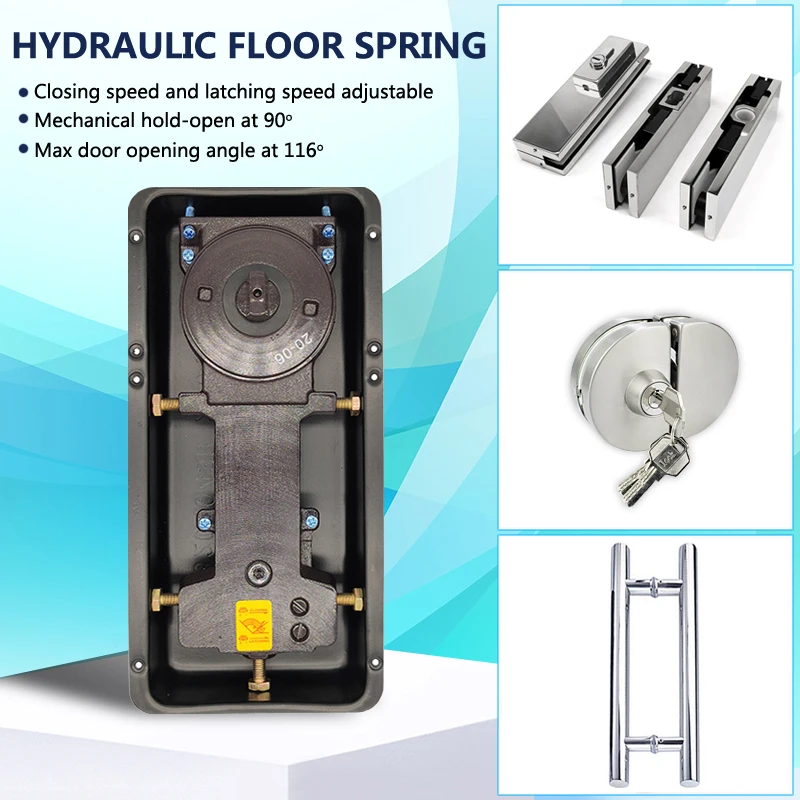Best Sale Hydraulic Floor Spring Hinge Big Capacity Heavy Duty ...