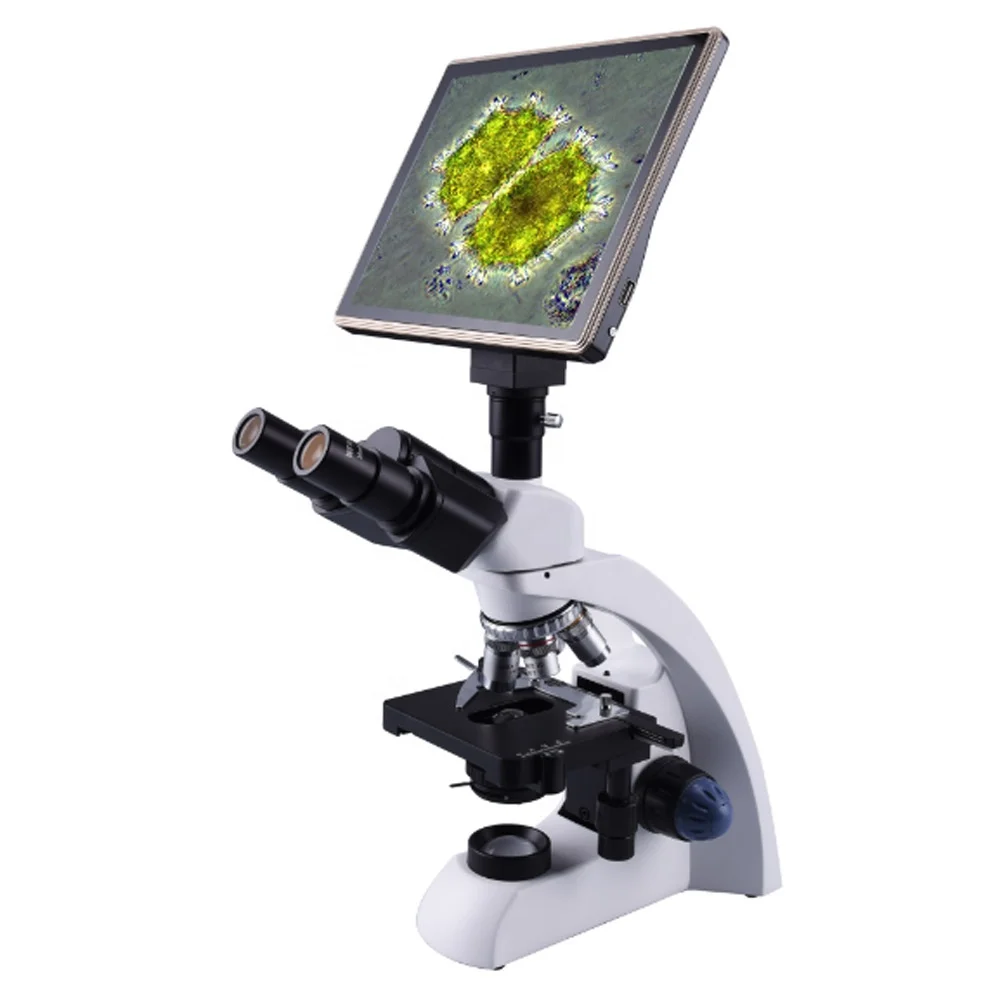 NK-60TLCD Trinocular Digital Biological Microscope with 9.7inch LCD ...