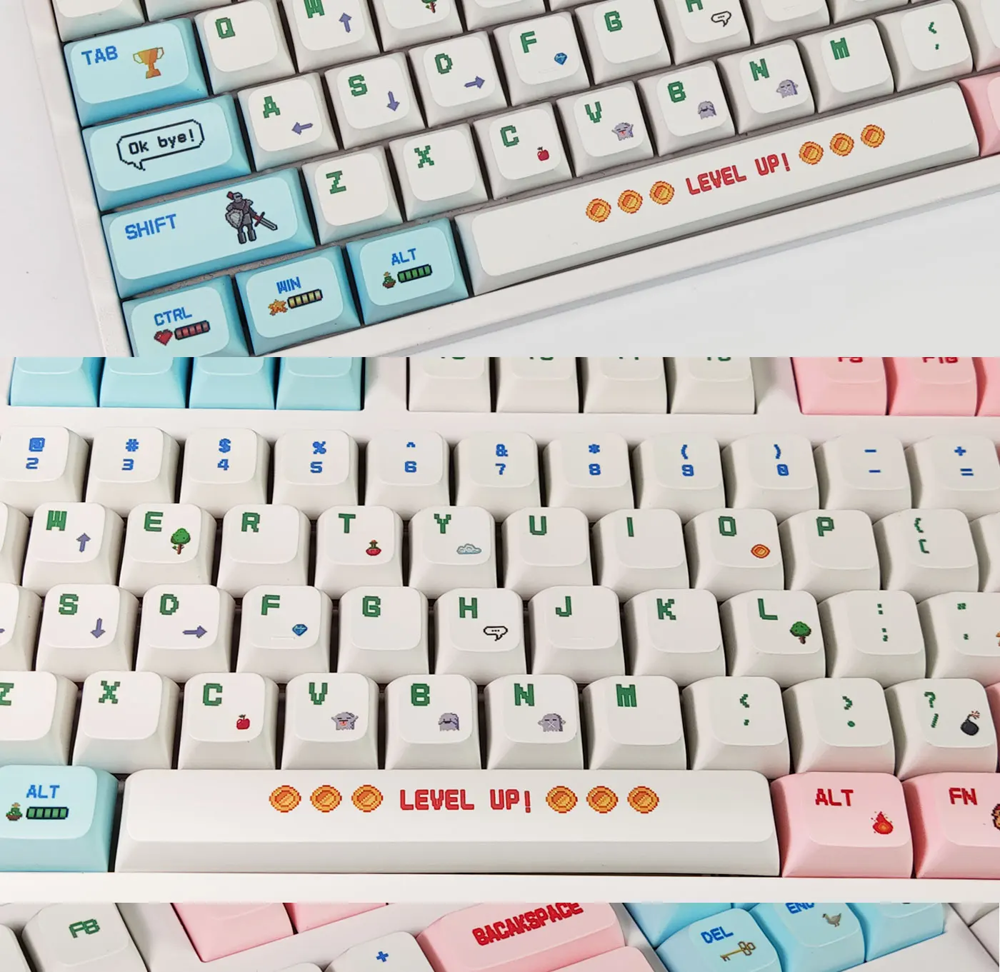 Factory Supply Customized Retro Rogue Xda Profile 132keys Pbt Dye ...