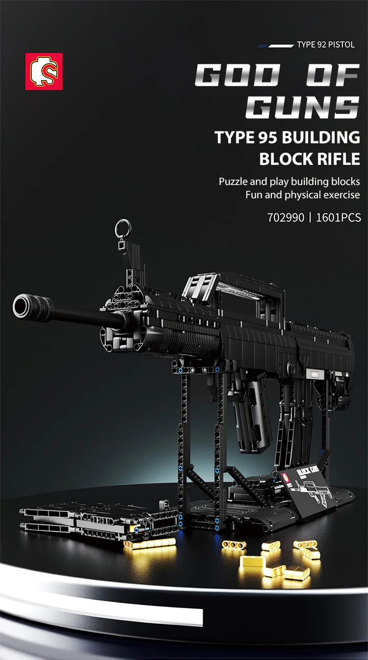 Sembo Block 702990 Educational Assembly Diy Kids Cool Gun Ttechnology ...