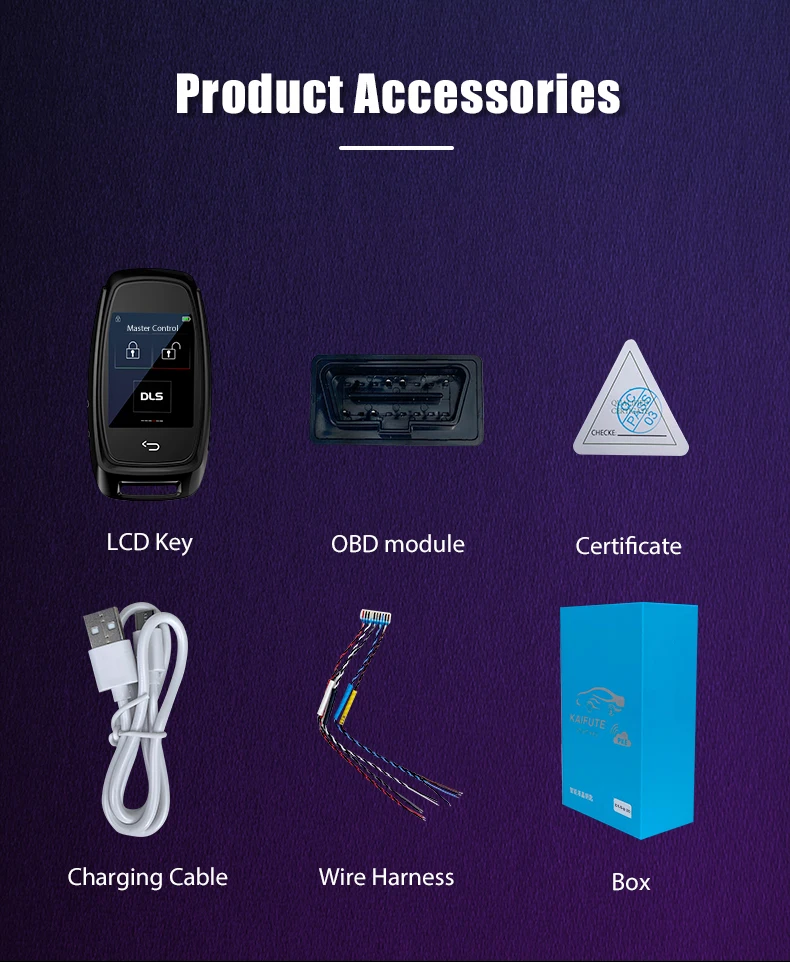 Smart Key Universal LCD Car Key - Standby Cars Efficiently