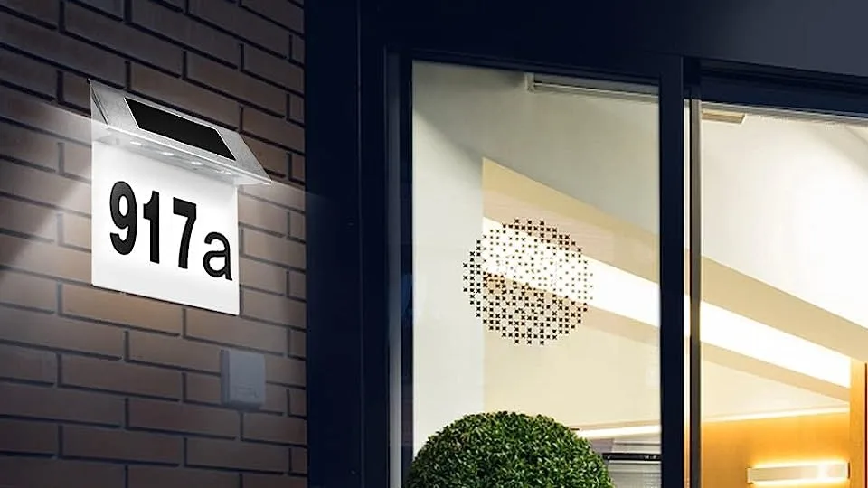 Outdoor Waterproof Solar Powered Led Electronic Address Signs Sign ...