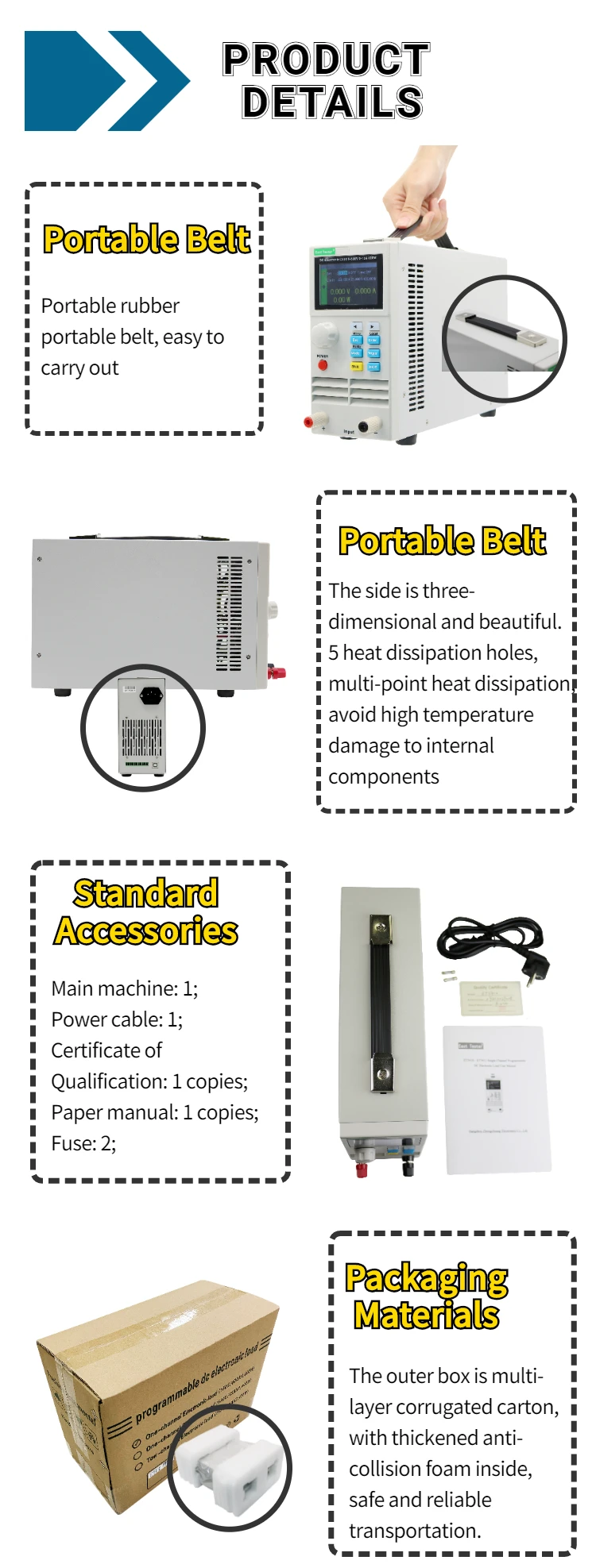 ET5411A+ 400W Precision DC Load Tester - Reliable Performance