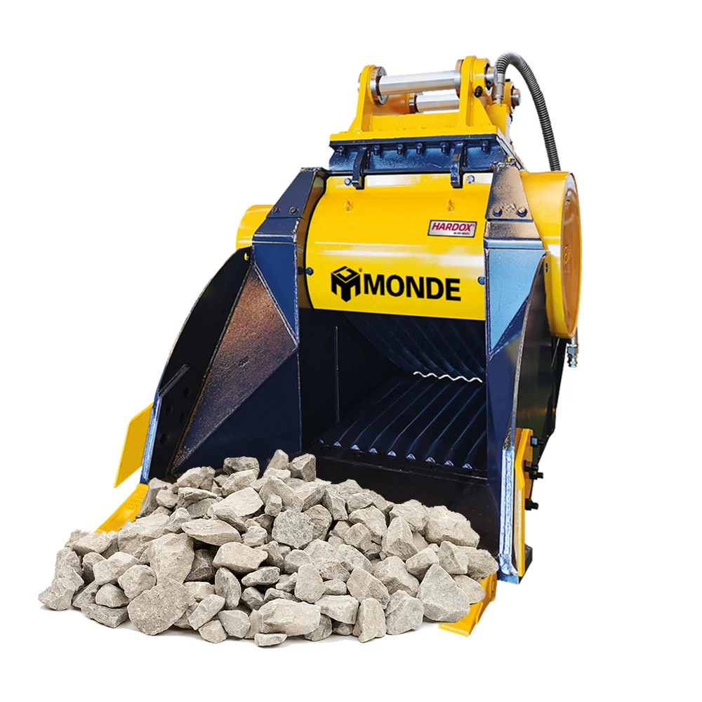 MONDE Flexible Crusher Bucket Stone Crusher for 10-15 Ton Excavator ...