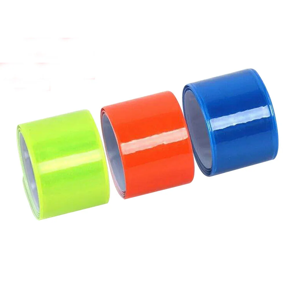 Reflex Ankle Arm Bands Slap Snap Wrap Reflective Bracelet Armbands ...