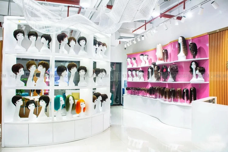 Wig Display Equipment Hair Store Decor Fashion Wig Stand Decoration ...