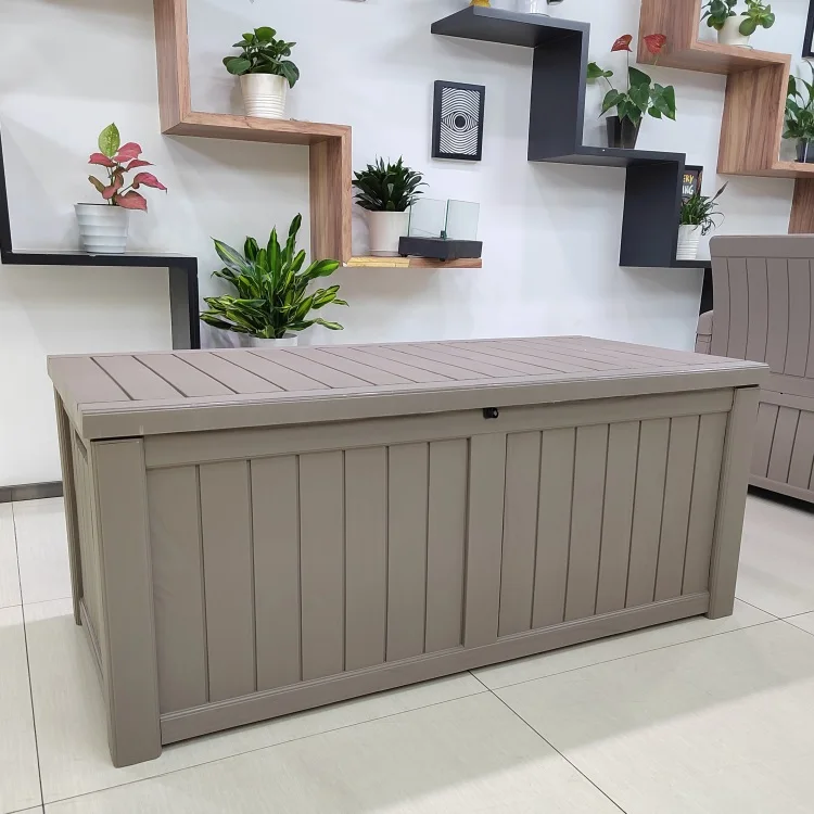 Yoho Rattan Outdoor Garden Modern Wicker Rattan Container Large Storage ...