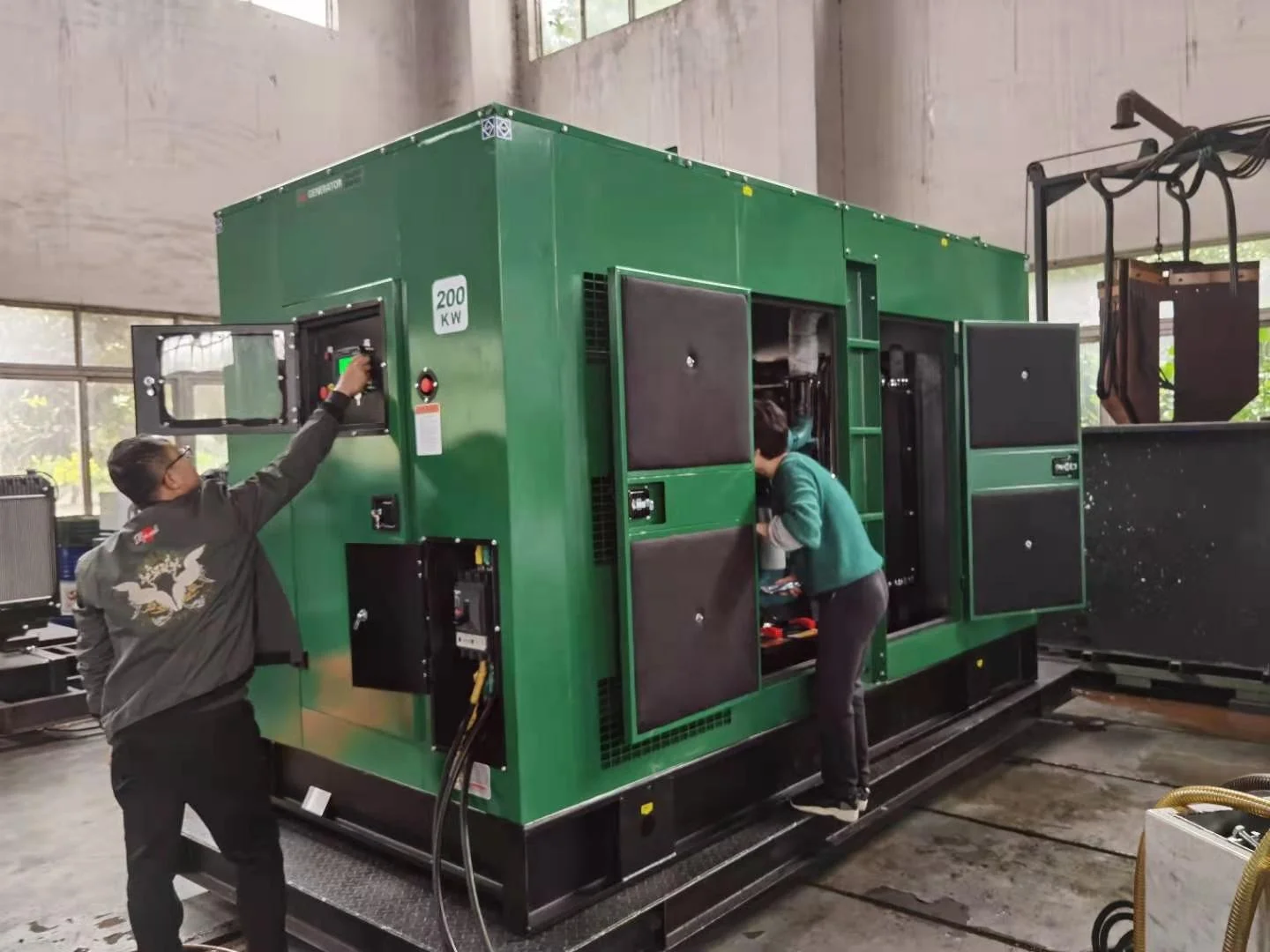 Germany MTU Brand 3000kva Diesel Generator by 20V4000G63 Engine