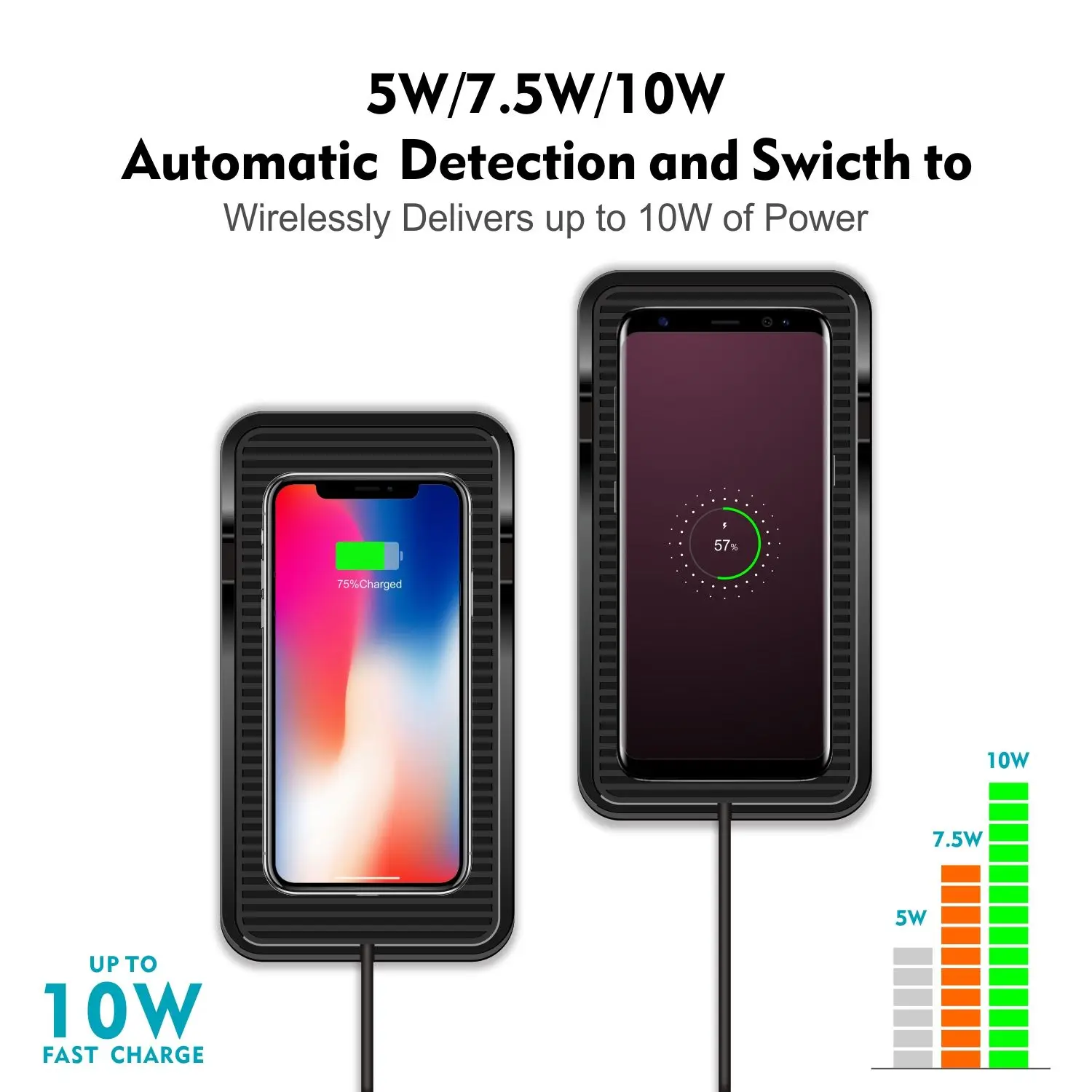 Wireless Phone Non-slip Charger 15w Fast Safe Mode Multifunction ...