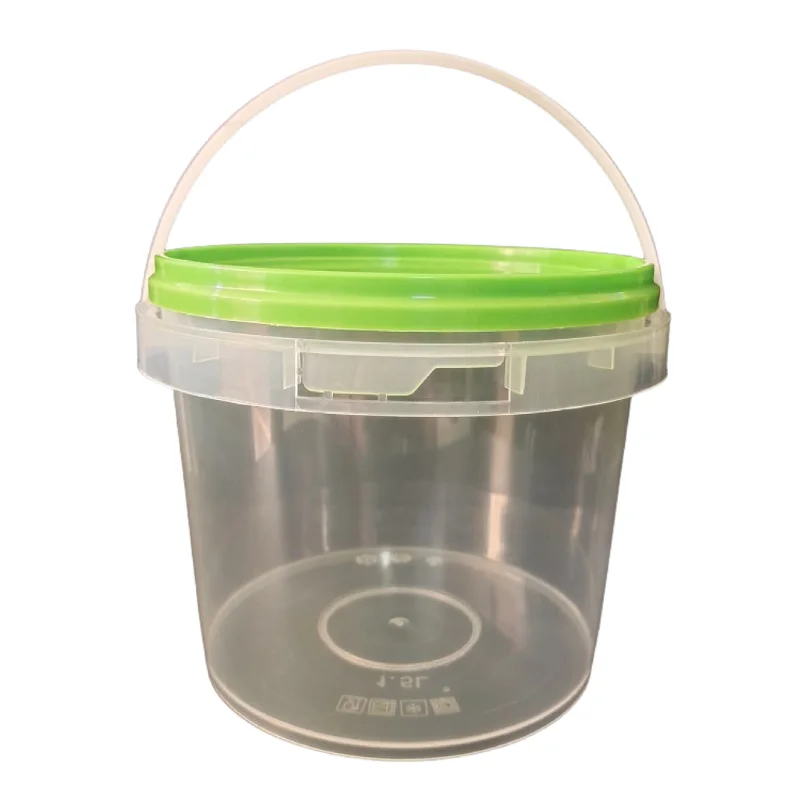 16oz 32oz Clear Buckets Food Grade Buckets With Led Light Plastic ...