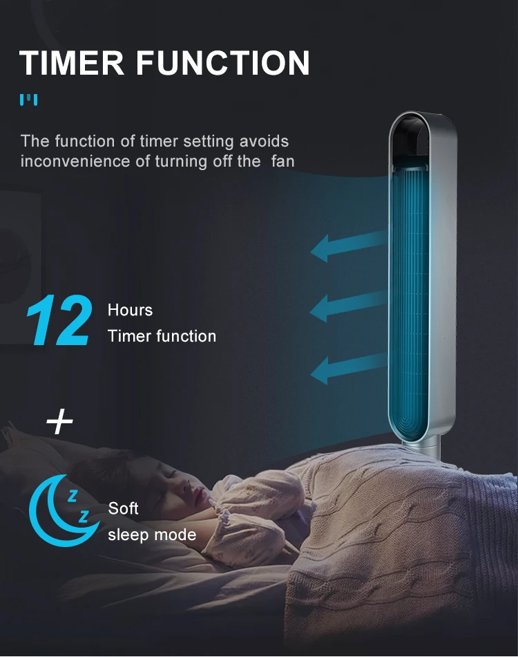 Topson 40 Inch Oscillating Tower Fan with Remote Control
