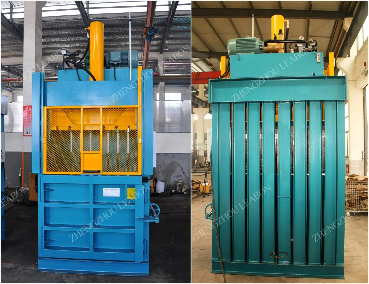 Vertical Compression Baler Garbage Paper Packing Machine Waste Garbage ...