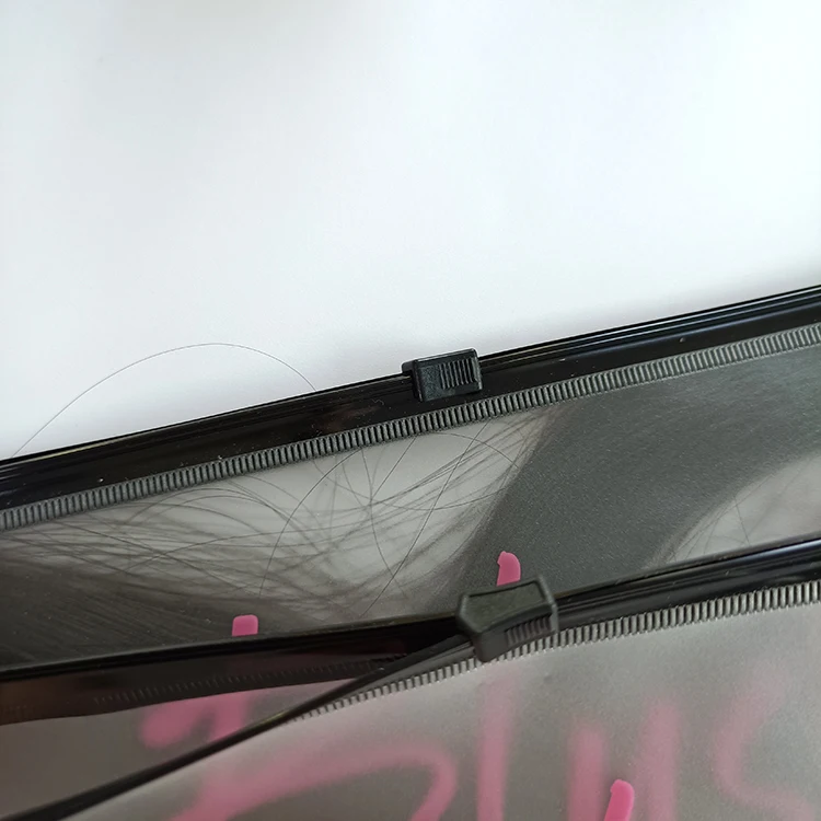 Custom Logo Plastic PVC Ziplock Bags for Hair Extensions