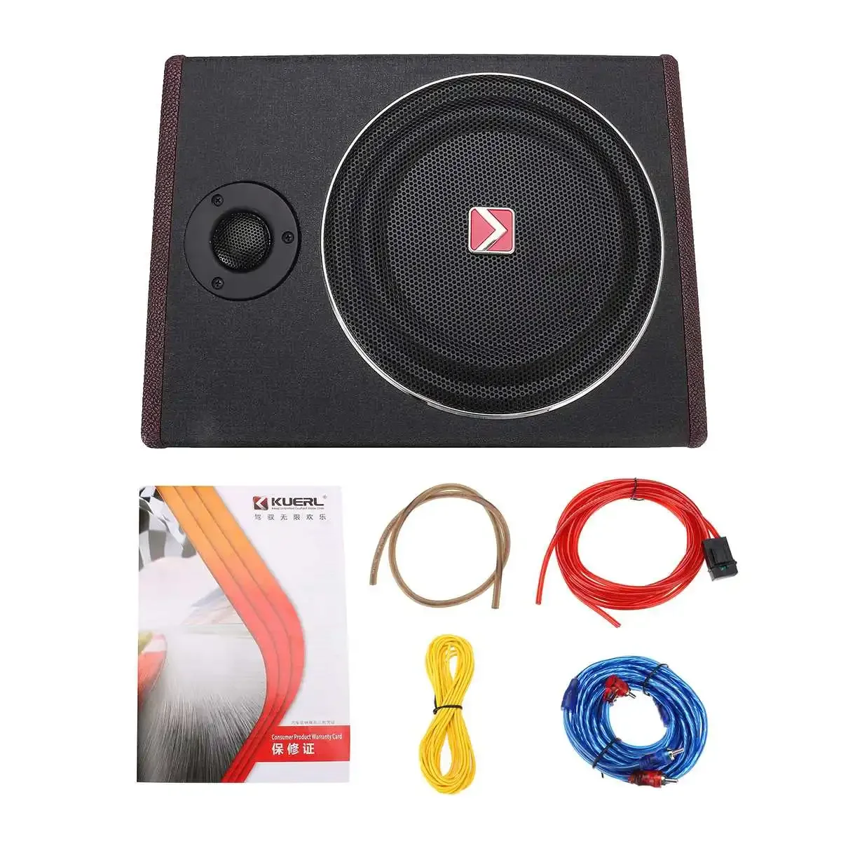 600W Car Subwoofer Audio Speaker Amplifier Built-in Power Active Audio ...