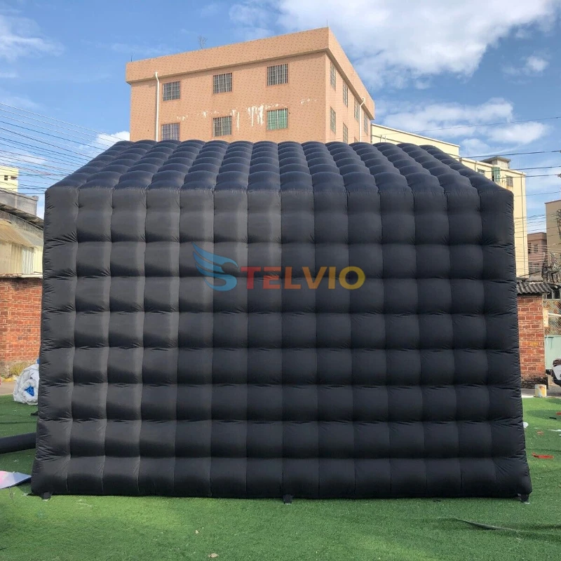 Customized Portable LED Disco Black Inflatable Nightclub Tent Night ...