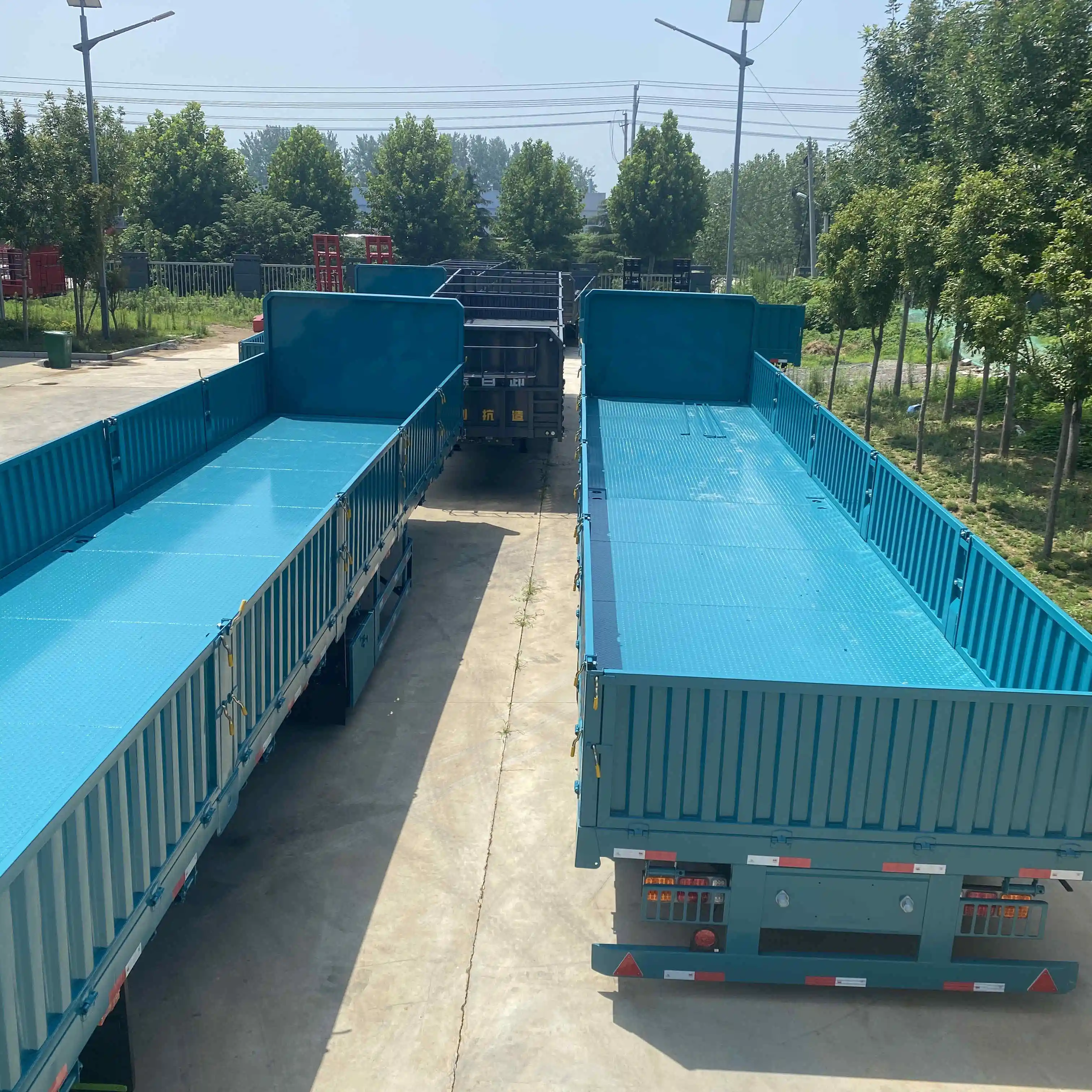 Vehicle Master 60 Ton Drop Side Wall Fence Semi Trailer Sidewall ...