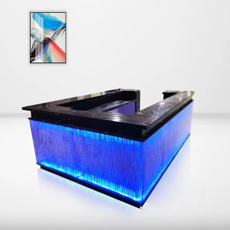 Customized Commercial Acrylic Solid Surface Bar Counters