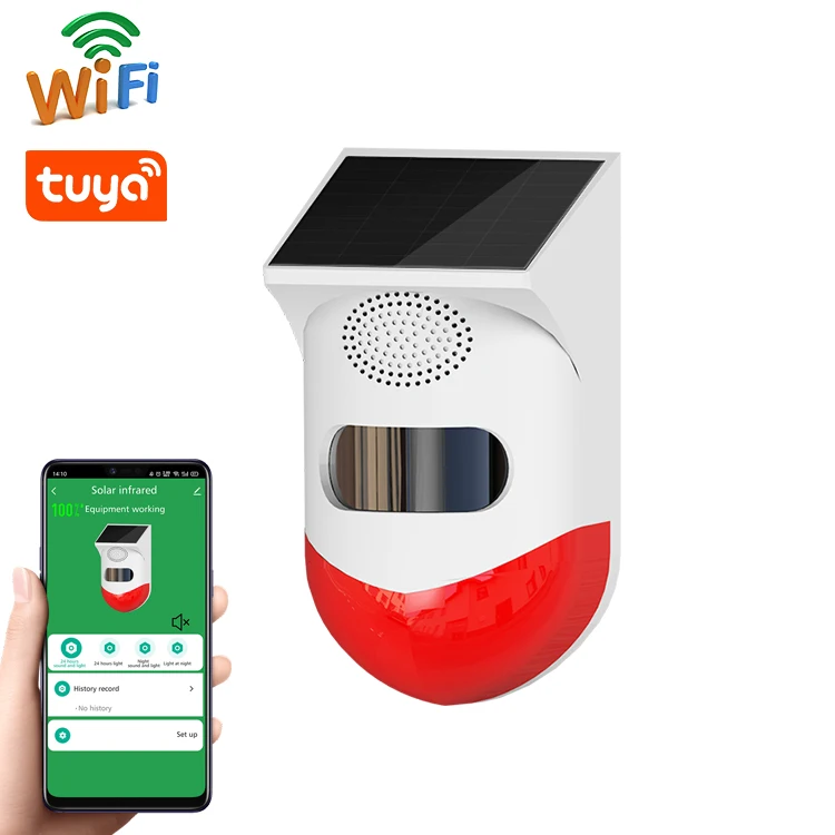 Home Security Tuya Wifi Wireless Burglar Intruder Alarm Pir Motion ...