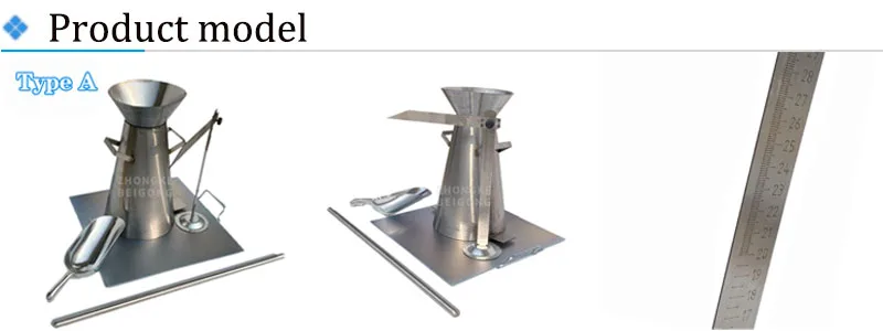 Concrete Flow Table Slump Cone Test Set - Durable & Accurate