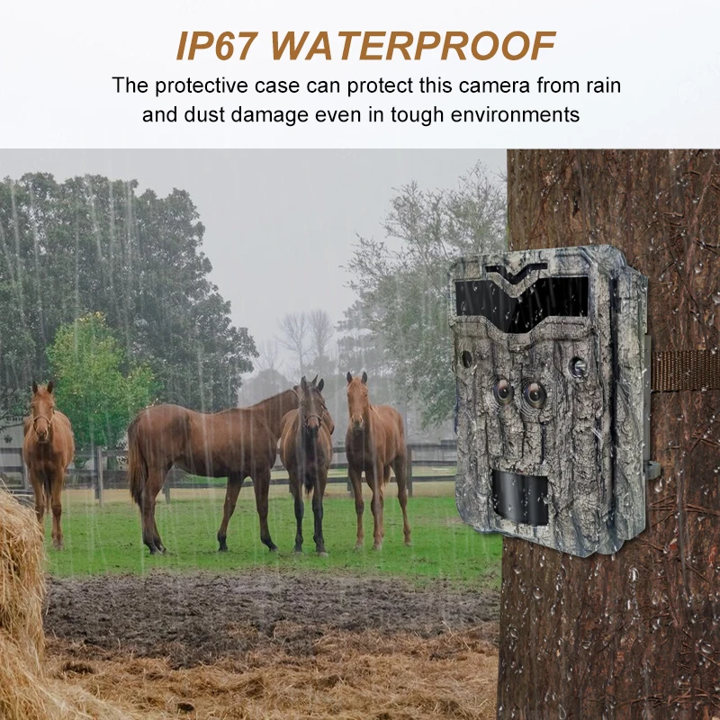 Keepguard KG698A 4K HD Trail Camera - Fast Trigger & Dual Lens