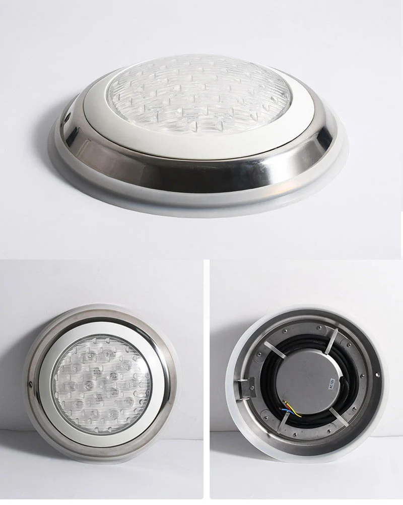 18W 24W 36W RGB LED Swimming Pool Light Stainless Steel Wall Mounted IP68 Waterproof Underwater ...