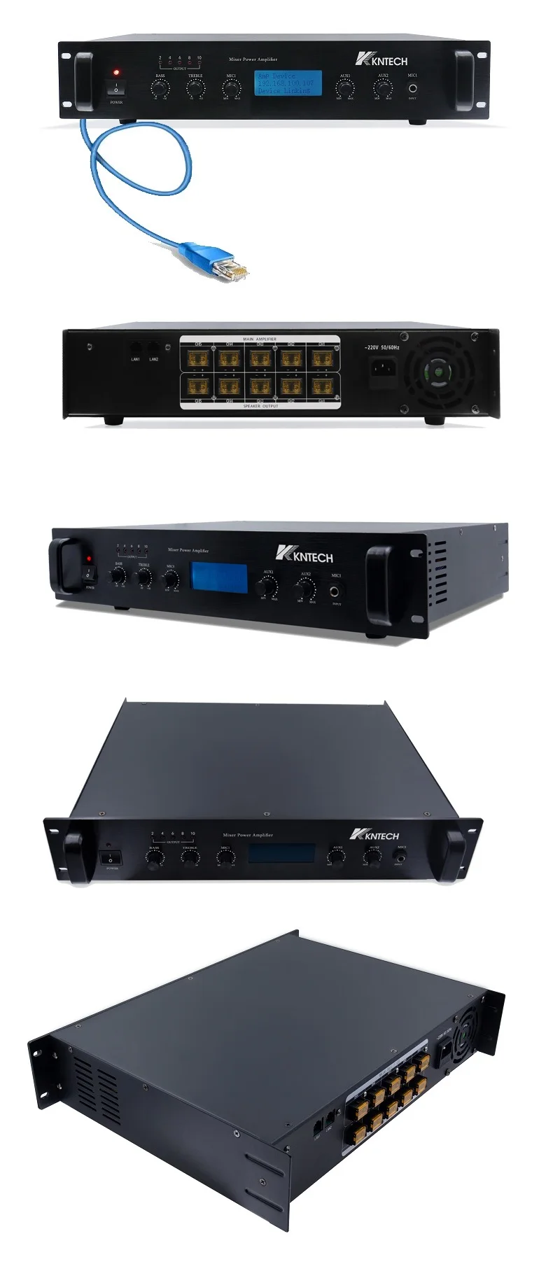 Voip Connector Amplifiers Ip Amplifier Sip Ip-based Power Amplifier For ...