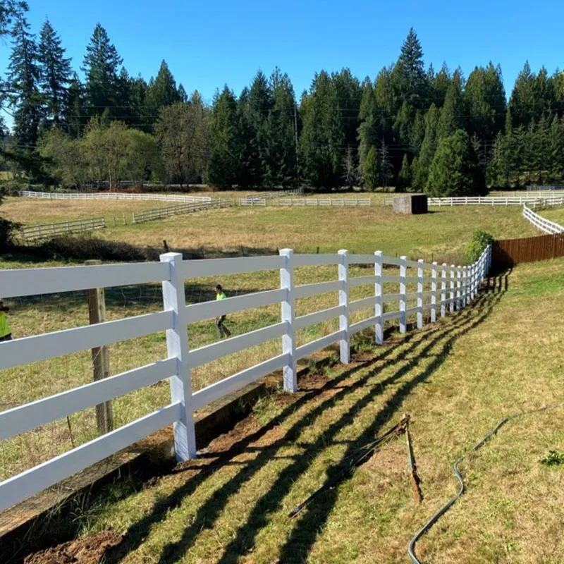 Customizable Pvc Horse Paddock & Jousting Arena Fence Farmhouse Outdoor ...
