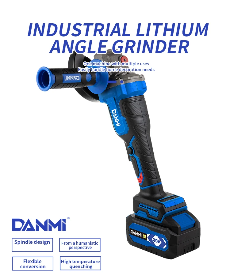 DANMI 20V Brushless Lithium Battery Cordless Angle Grinder