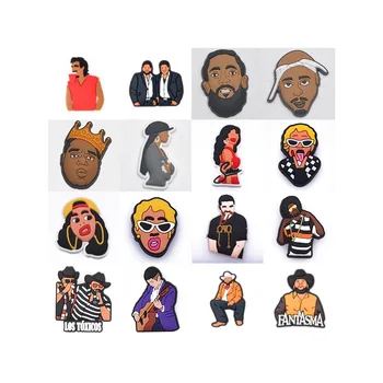Popular Hip-hop Star Croc Charms Rapper Croc Charms Rocker Croc Charms ...