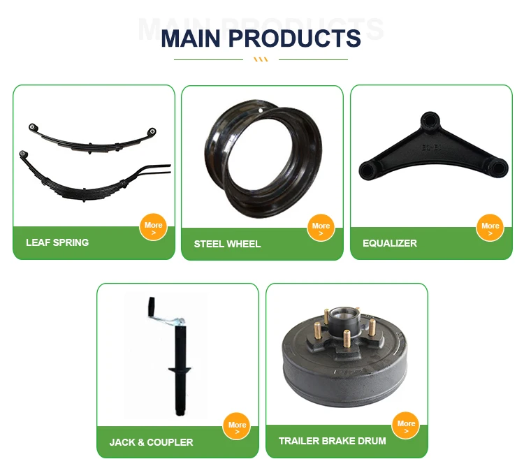 Kit De Eje De Remolque,Piezas Y Accesorios De Rueda De Remolque,7000lbs ...