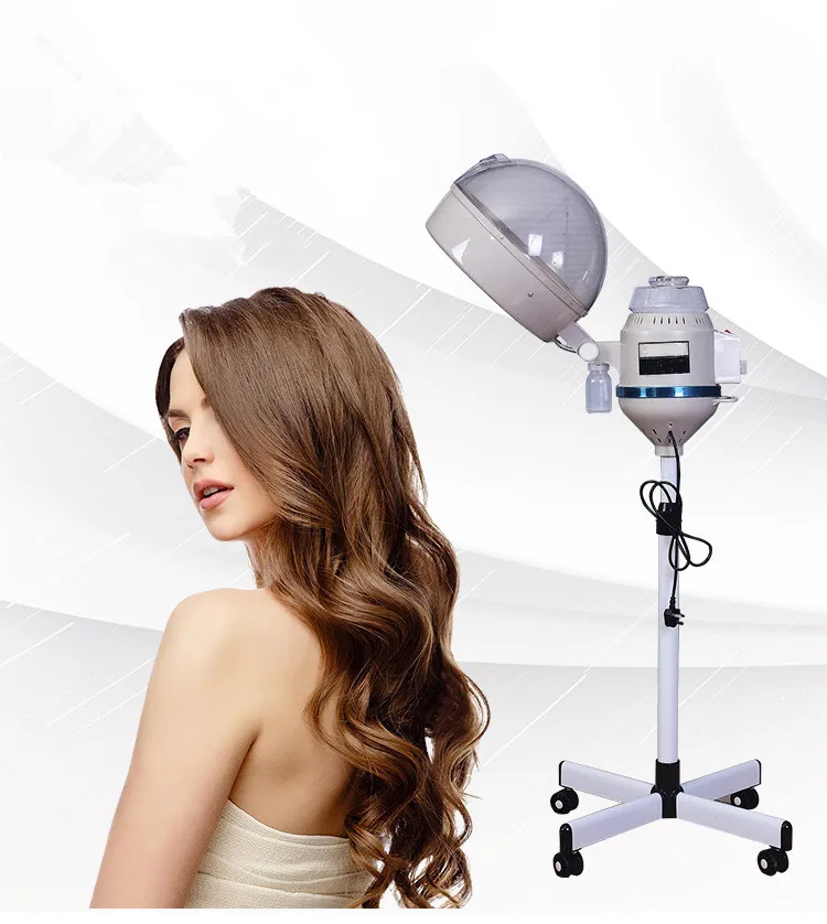Modern Barbershop Adjustable Height Stand Ozone Hair Steamer Beauty ...