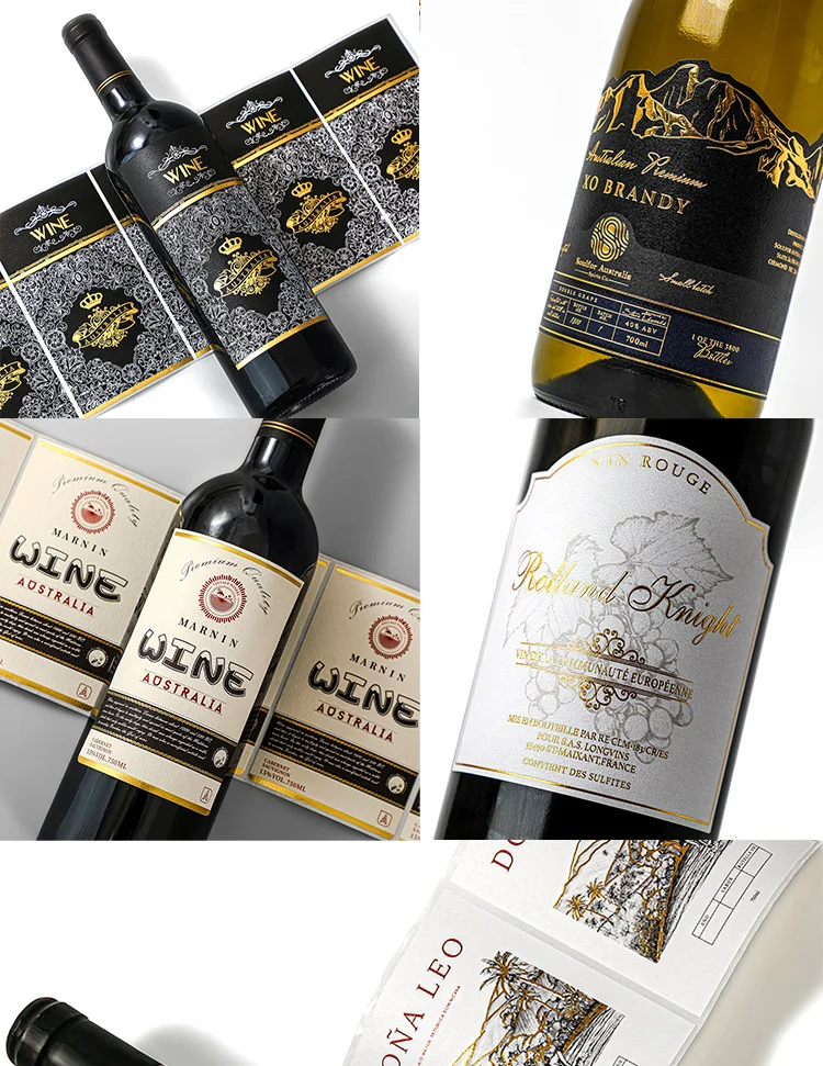 Custom Wine Label Paper - Premium Texture & Embossing