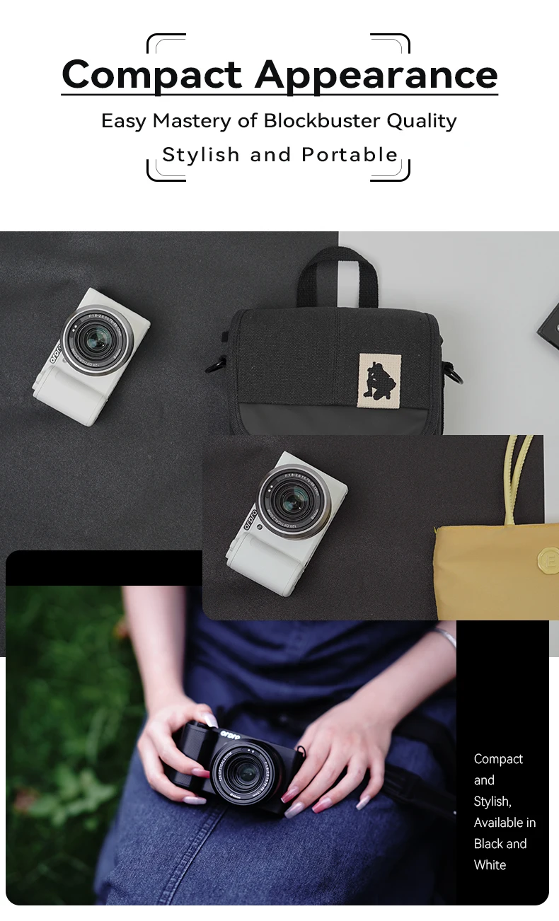 Ordro 2024 New Vlog Optical Camera Compact Size Mini Dslr For Beginner ...