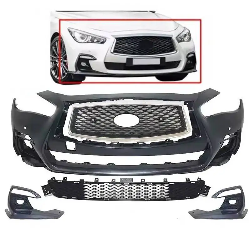 Car Body Kits for 2018 2019 2020 2021 Infiniti Q50 Q50s Sports Front ...
