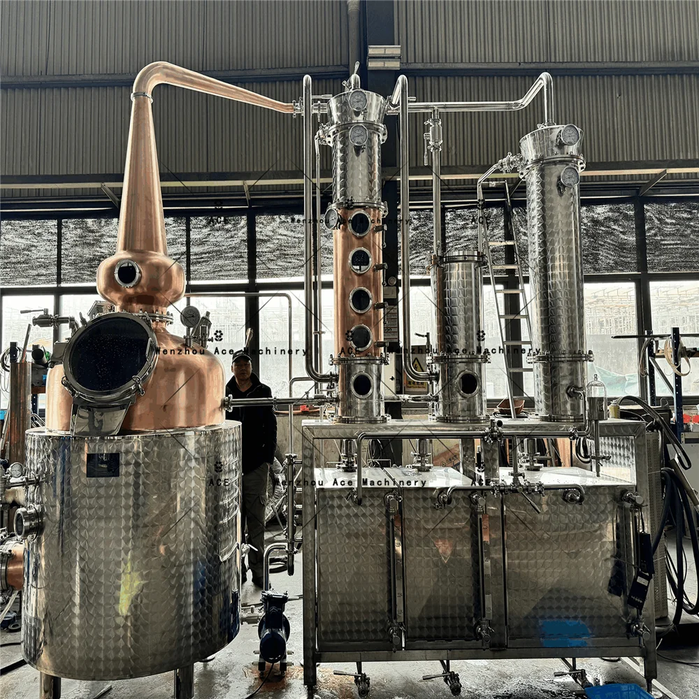 Ace 50L-200L Copper Whiskey Still Electric Steam Generator for ...