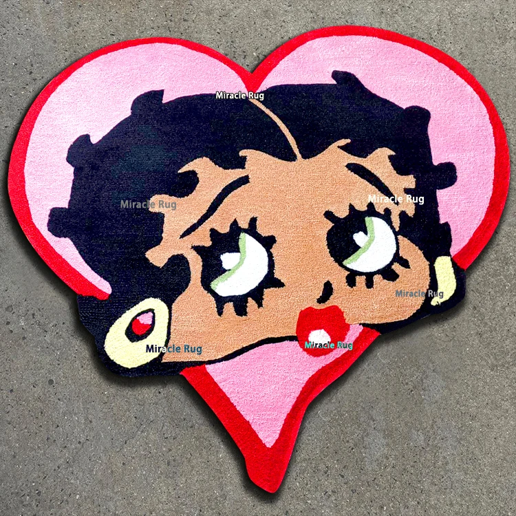 Handmade Special Size Design Logo Custom Rug Carpet Heart Rug - Buy ...