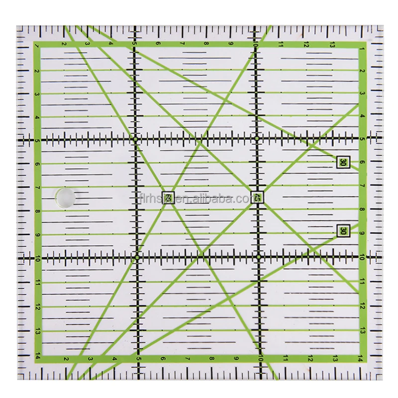Quilting Ruler Square Patchwork Rulers Fabric Cutting Ruler for Easy ...
