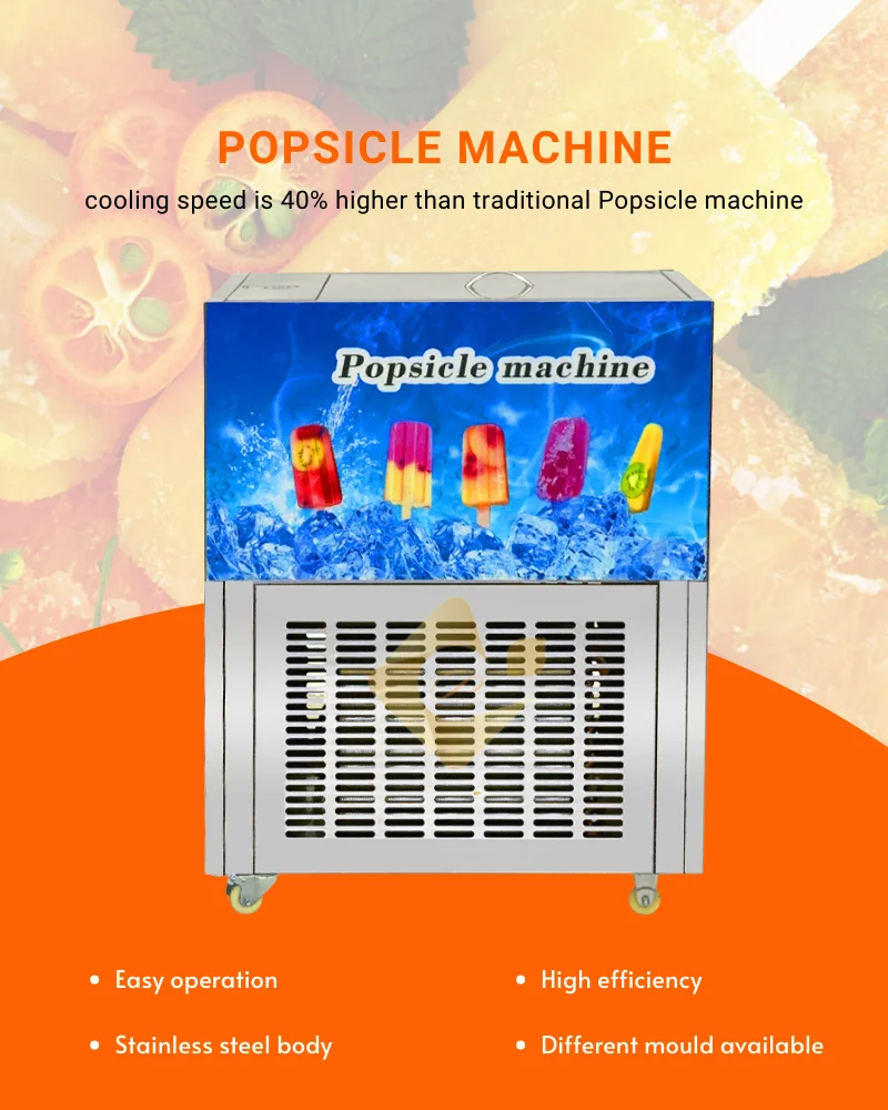 Commercial Ice Lolly Machine Popsicle Ice Cream Making Machine ...