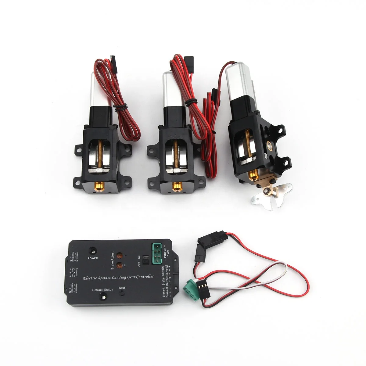 A Set Cys-r2090 Standard 90 Electronic Retract Landing Gear For 6-12kg Vortex/jet Aircraft - Buy ...