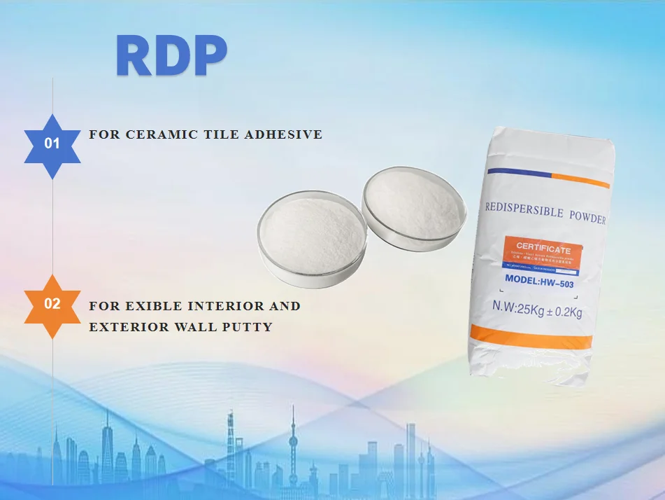 Rdp Redispersible Polymer POWDER Polymer Emulsion RDP in Tile Adhesive ...