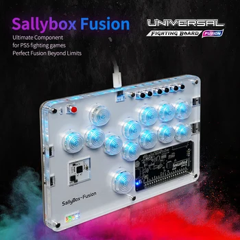 Sallybox Mini Hitbox Fighting Stick Controller With Brook Fighting ...