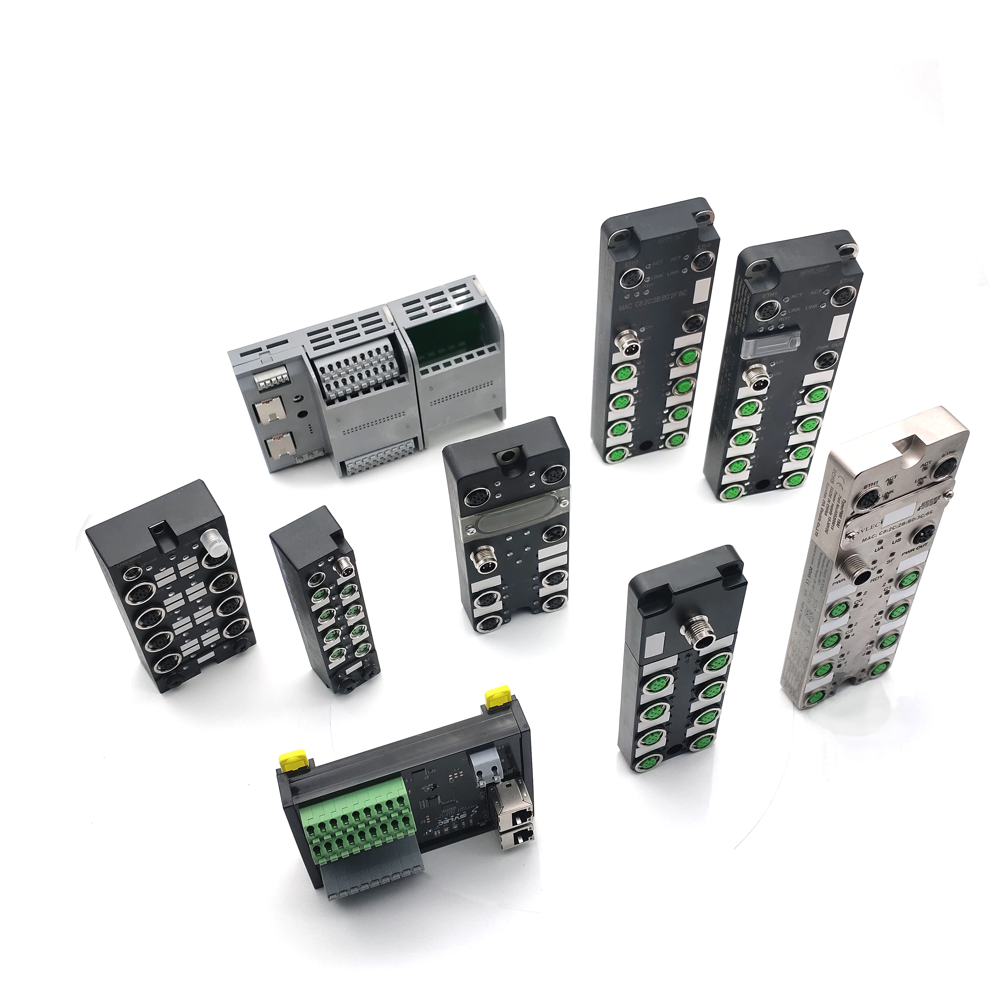 Svlec Profinet Ethercat Ethernetip Cc-link Remote Digital Bus I/o Module For Industrial ...